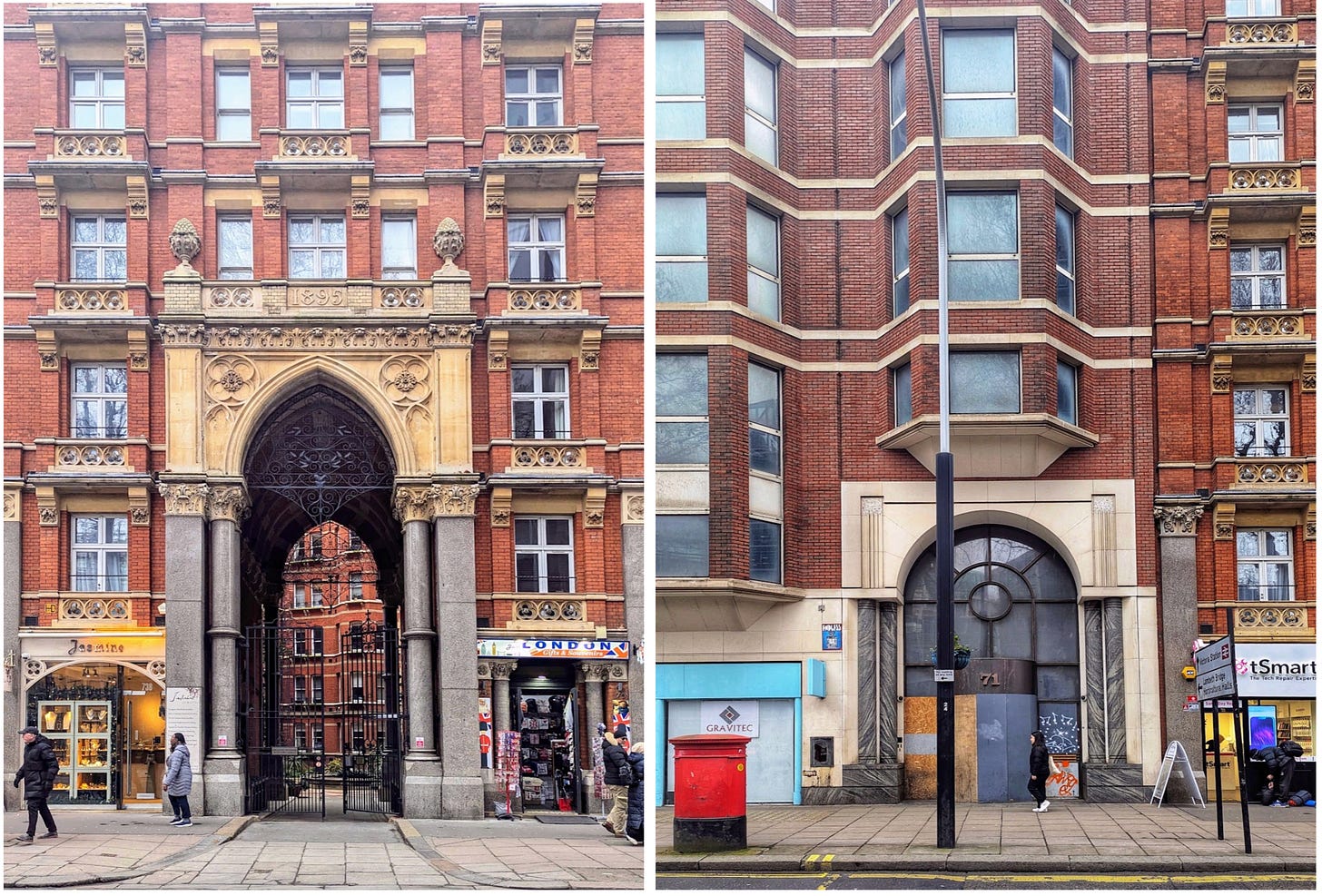 A walk down Victoria Street - by Samuel Hughes