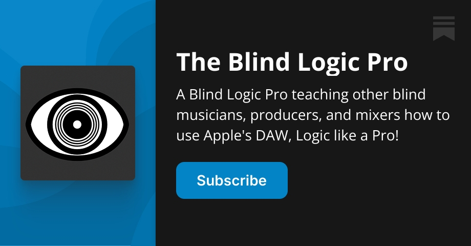 How TO Add An Aux to The Track Headers In Logic Pro With VoiceOver
