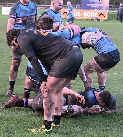 NINE POINTS CLEAR AT HALF TIME - by David Scanlon