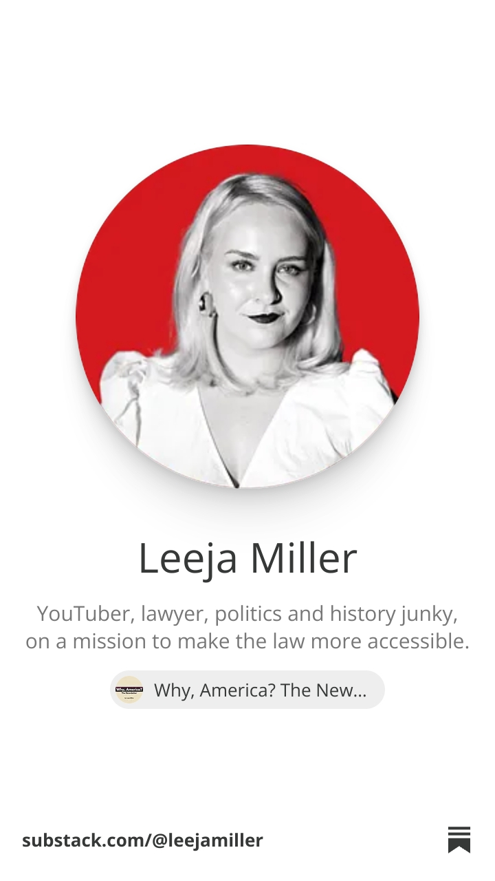 Leeja Miller | Substack