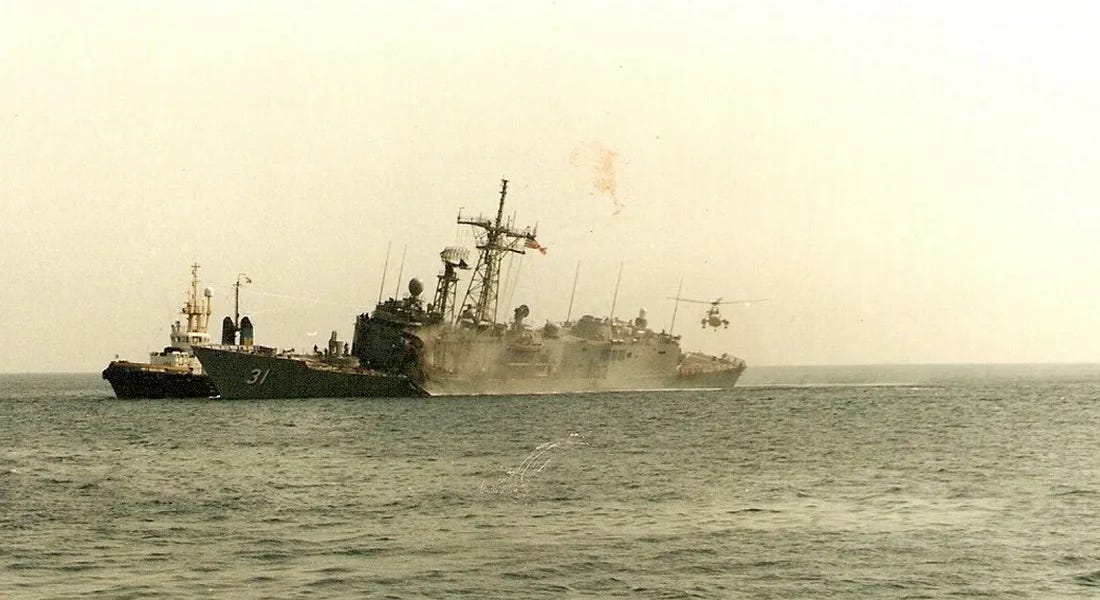 In 1987, a Secret Iraqi Warplane Struck an American Frigate and Killed ...