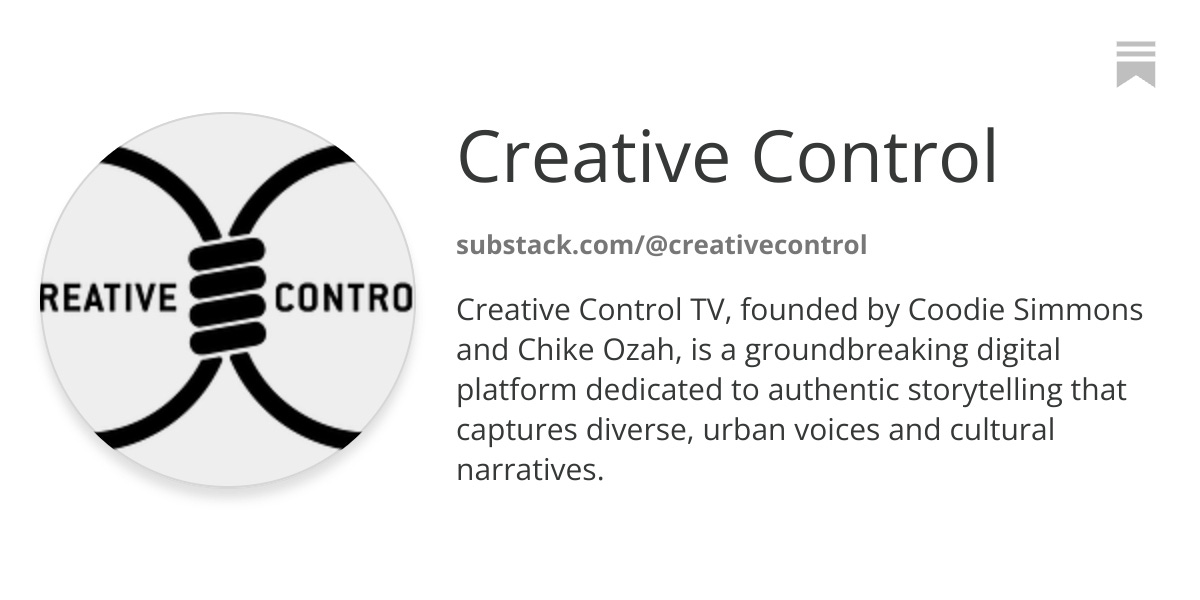 Creative Control | Substack