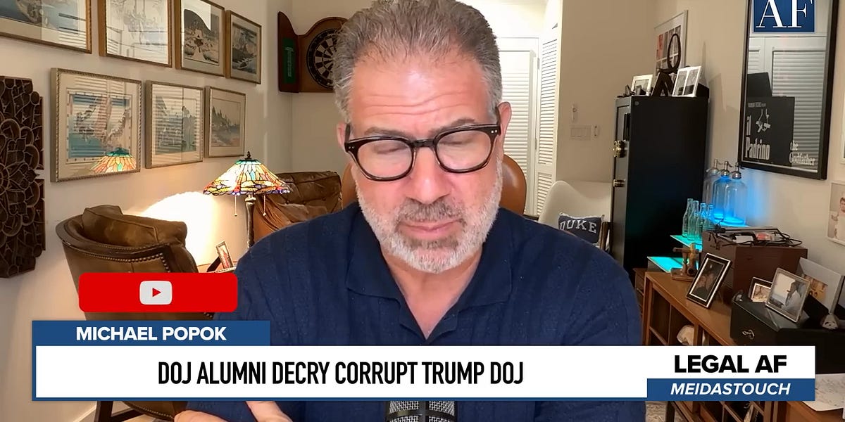 DOJ Insider Blows the Roof Off Trump’s Corrupt DOJ