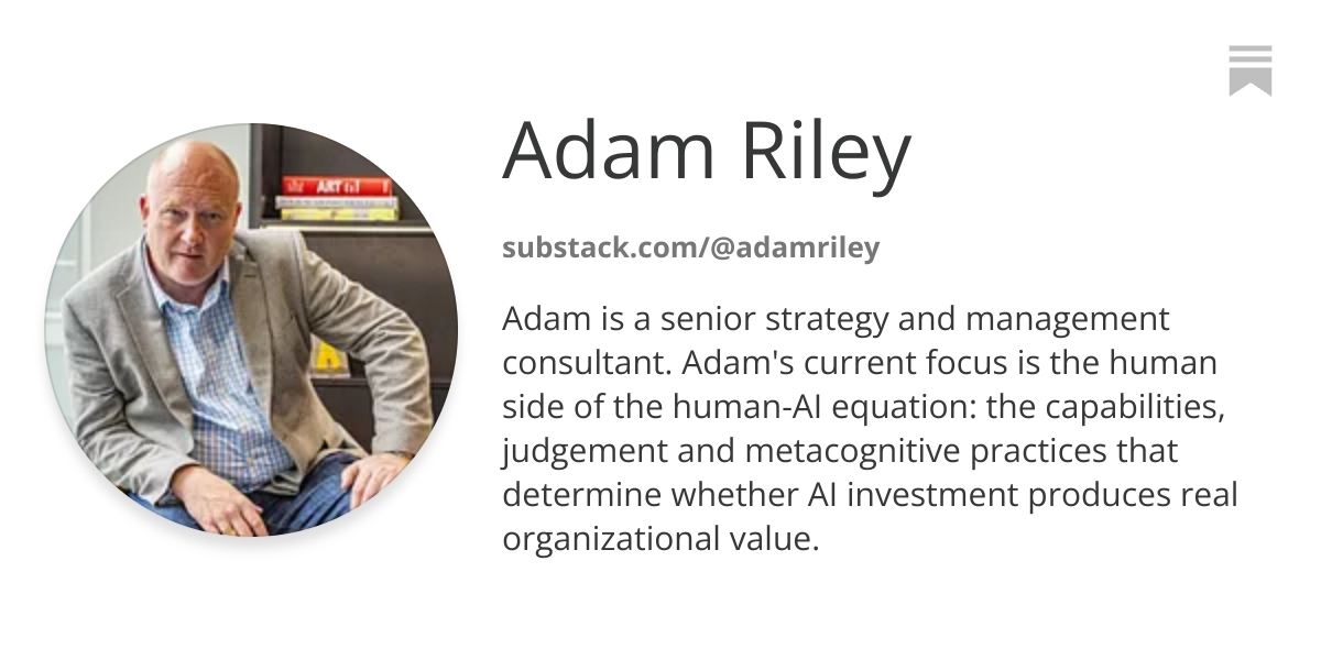 Adam Riley | Substack