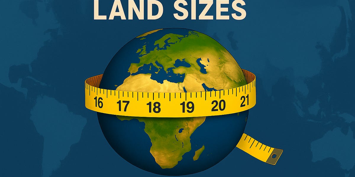 Understanding Land Size: - by Brandon Rogers
