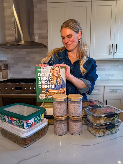 january meal prep plan - by Jenn Lueke
