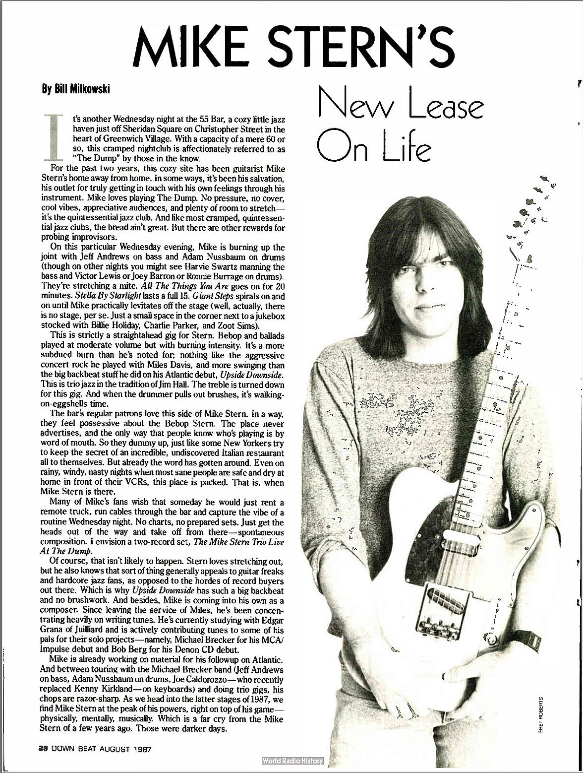 Through the Decades with Mike Stern - by Bill Milkowski