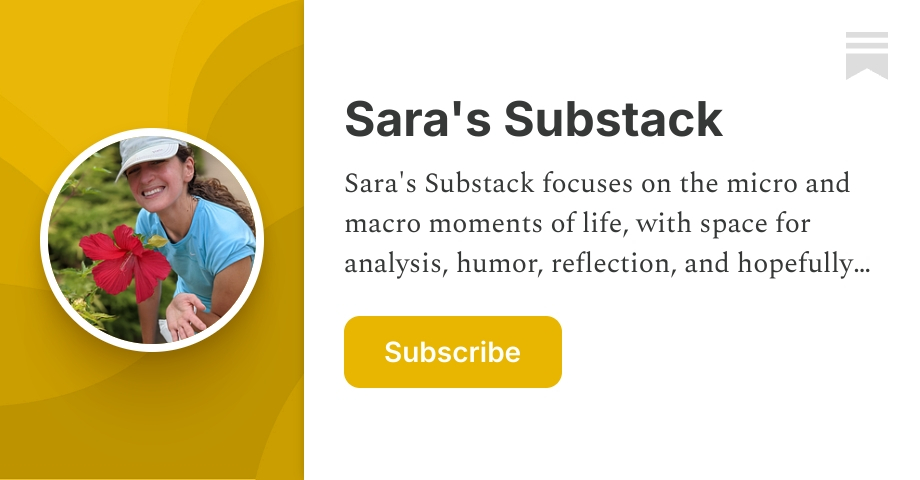 A writing exercise - by Sara Hundt - Sara's Substack