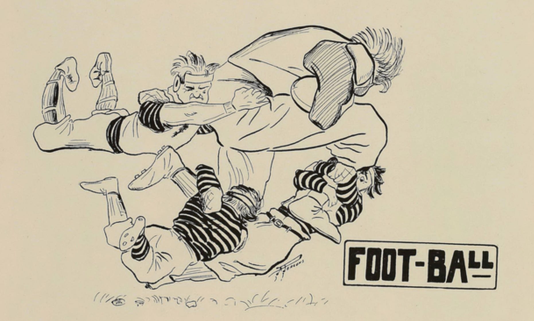 College Yearbook Football Art, Vol. VI