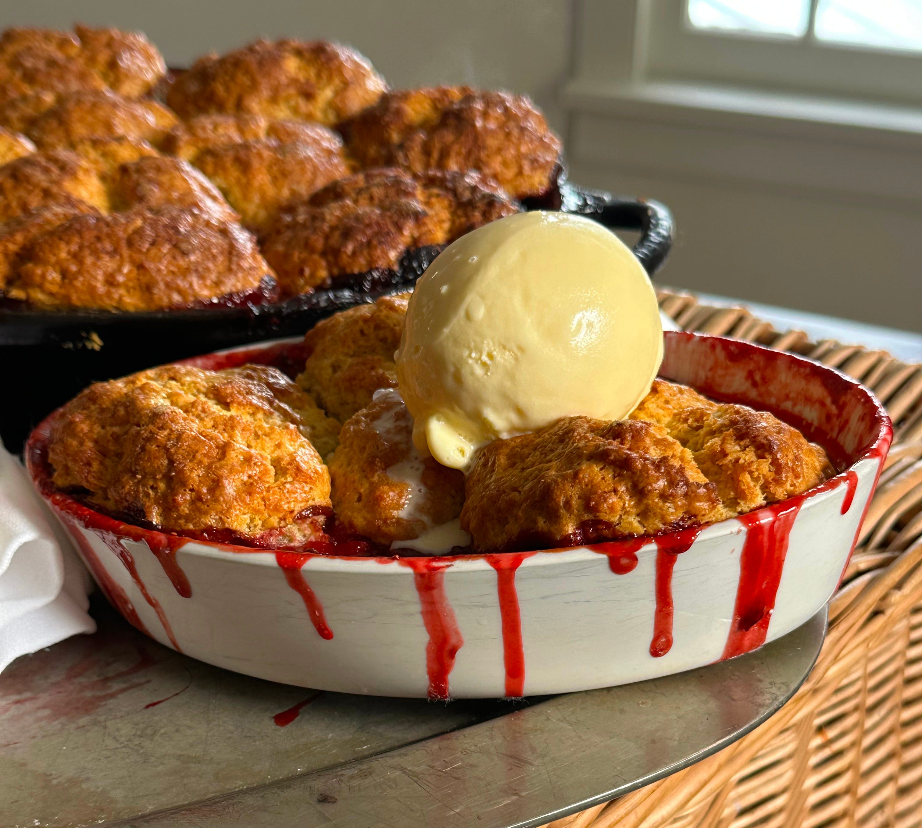 Strawberry Cobbler - by Clare de Boer - The Best Bit