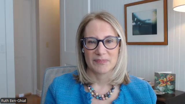 Jen Rubin Interviews Ruth Ben-Ghiat - by Jennifer Rubin