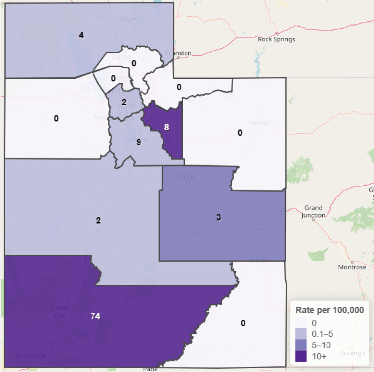 Utah measles cases top 100 - by Robert Herriman