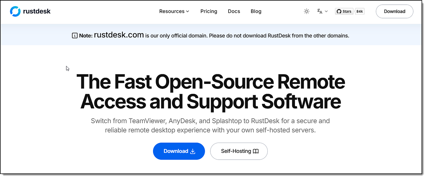 RustDesk: Moving Beyond TeamViewer - by Andy Lombardo