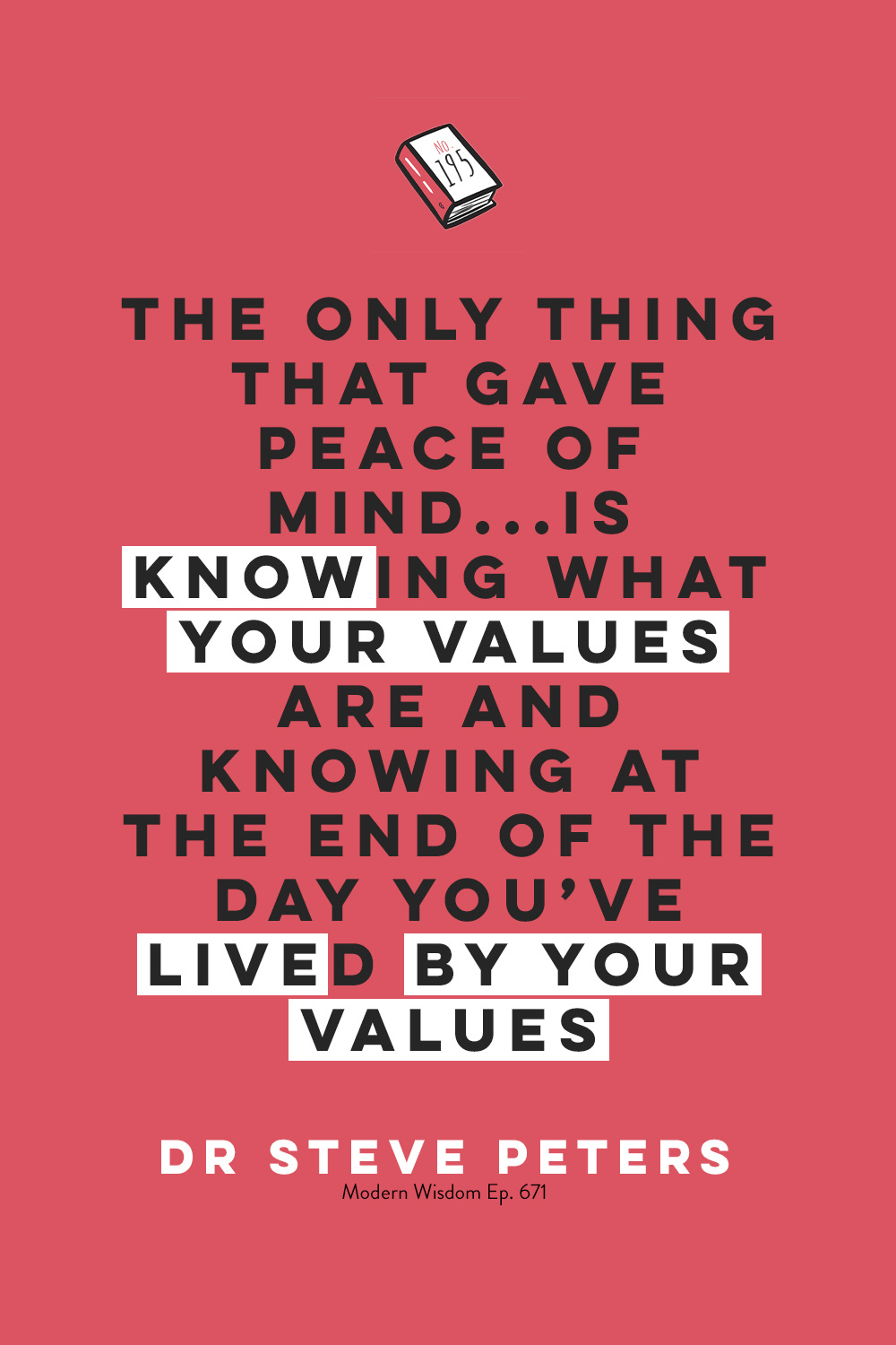 Know your values | Daily Quote No. 195 - by Nate Joshua