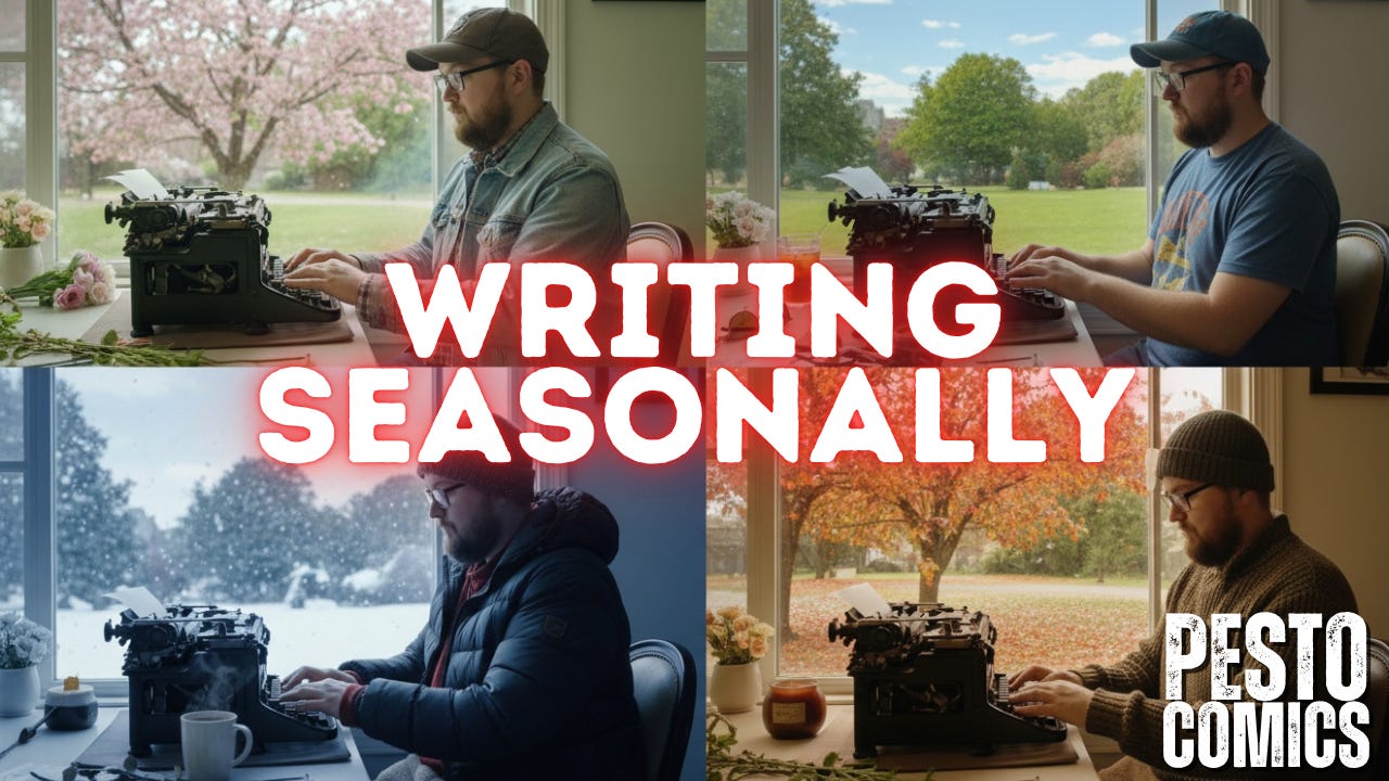 Writing in Seasons - by Adriano Ariganello - Pesto Comics