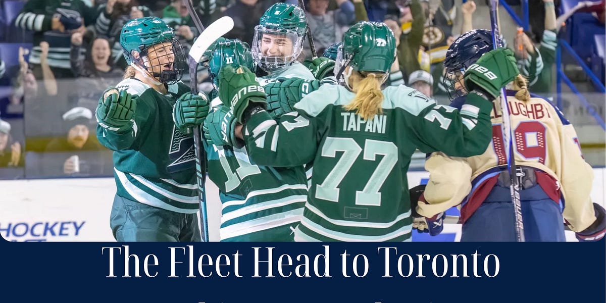 The Fleet Head to Toronto Seeking Second Win