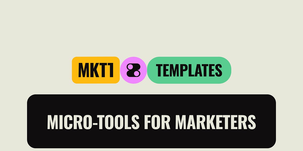 Micro-tools from MKT1 - MKT1 Newsletter with Emily Kramer