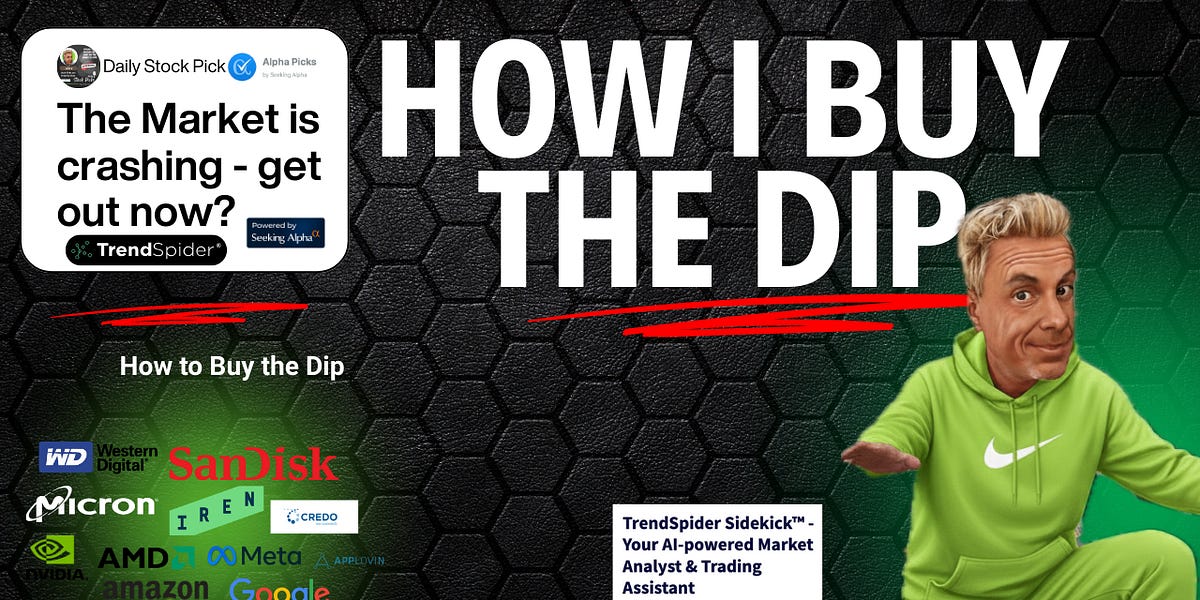 The market is crashing. What am I doing and why?