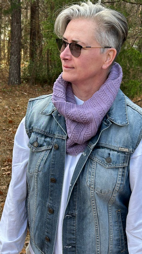 Snow, Stitches, a Cowl, and a Bit of Coco - by Ladianne