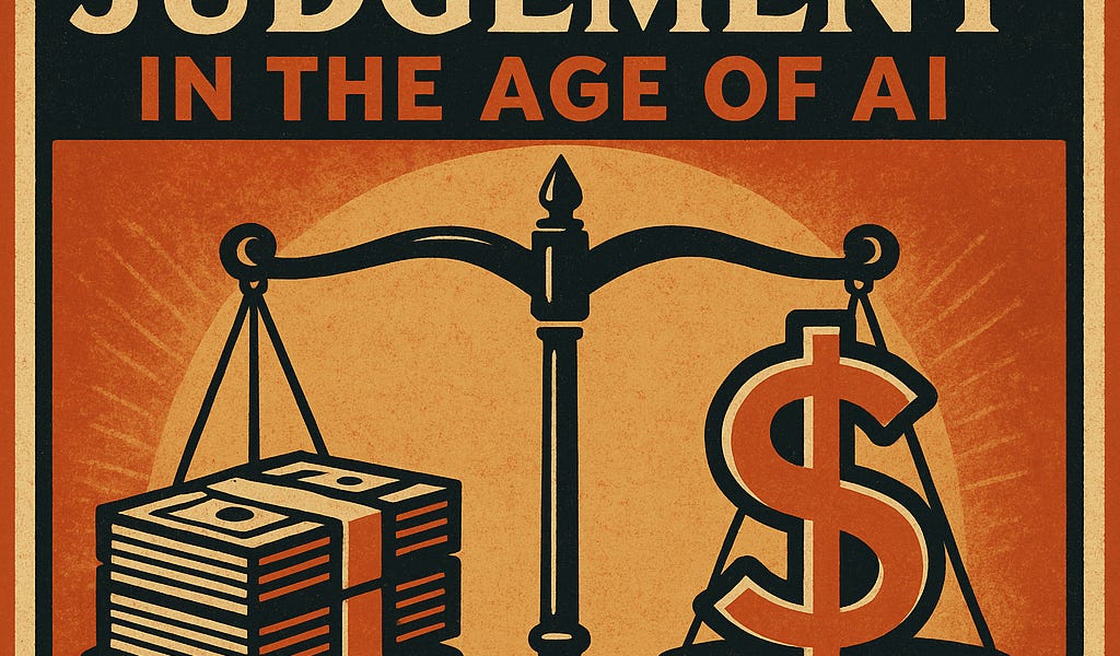 Good Judgement is a Million Dollar Skill in the Age of AI, But No One's ...