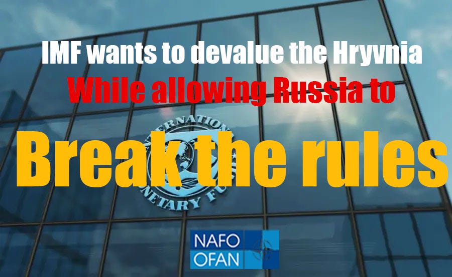 The International Monetary Fund pressures Ukraine, but allows Russia to ...