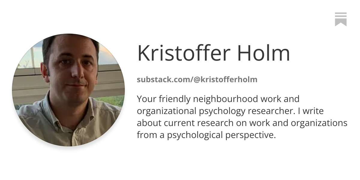 Kristoffer Holm | Substack