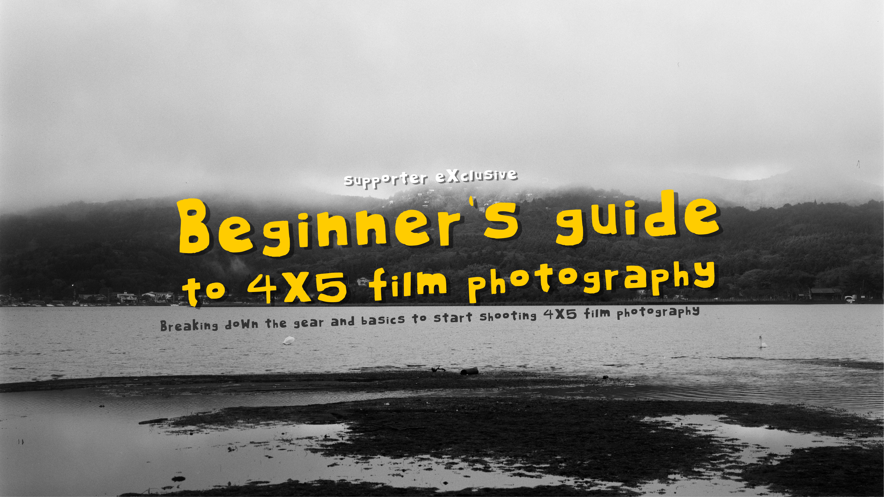 Beginner's Guide to 4x5 Film Photography - by Raufan