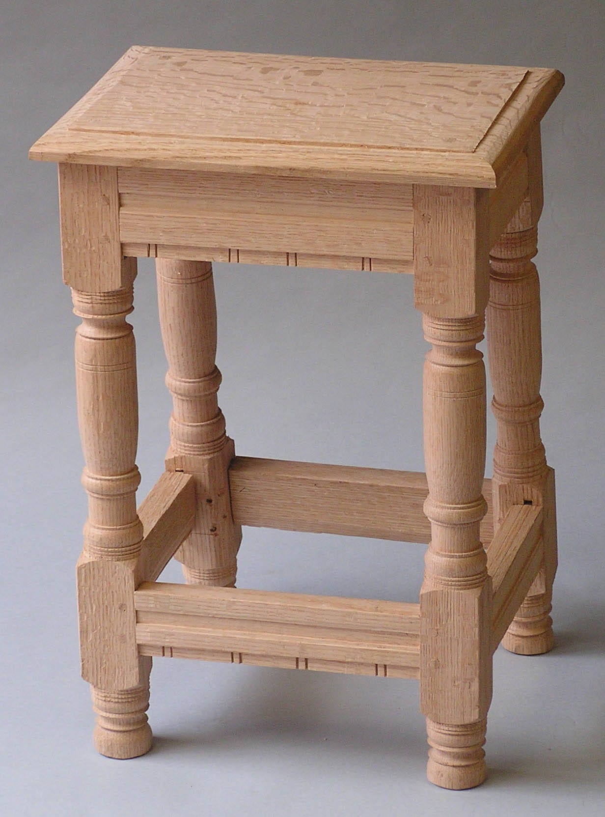 some joined stool work begun - by Peter Follansbee