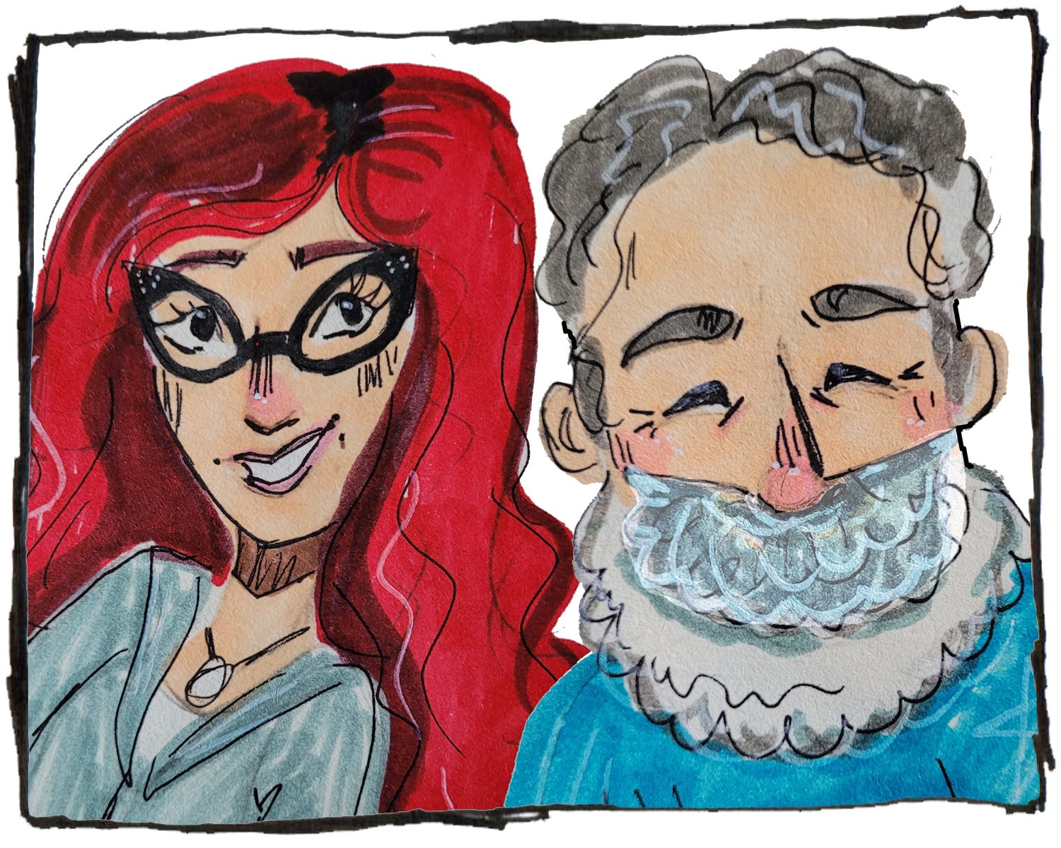 The Story of My Daughter's Drawing for Dana and Lawrence