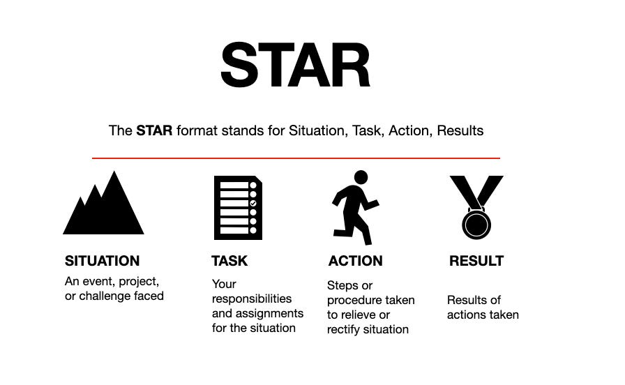 star system for interviews
