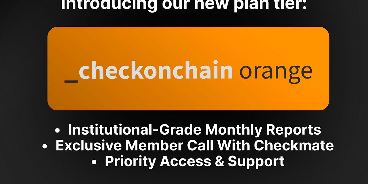 Introducing: Checkonchain Orange