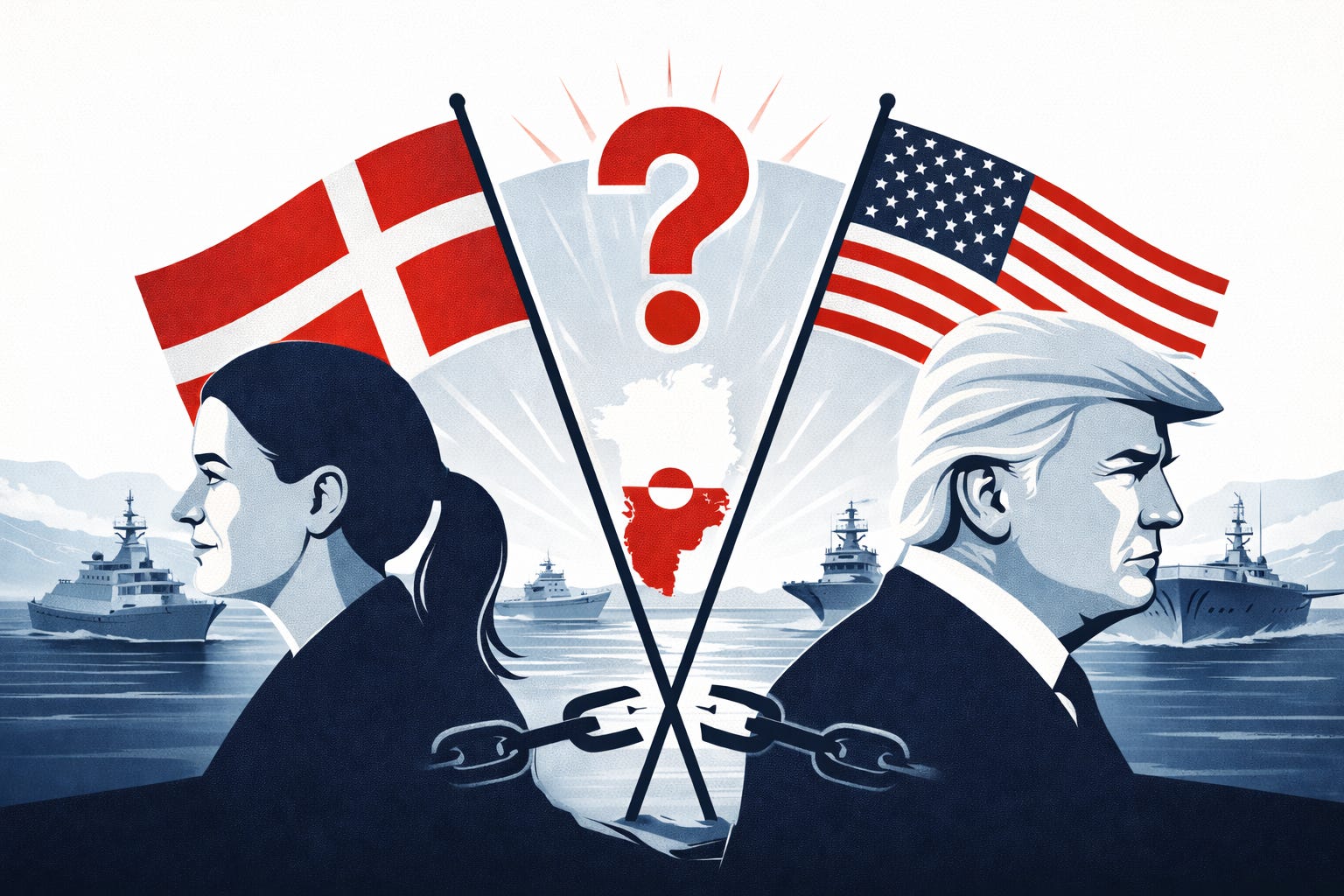 Mette brød en 2019-aftale med Trump om oprustning i Grønland ... eller ...