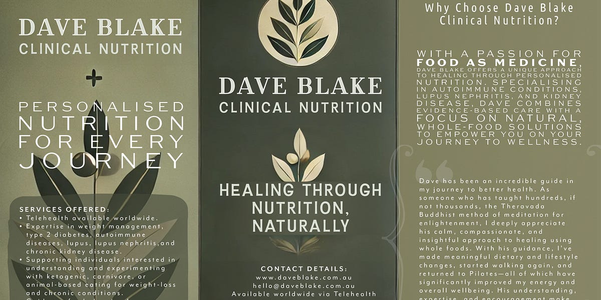 Bookings Here. - Dave Blake Nutritional Medicine