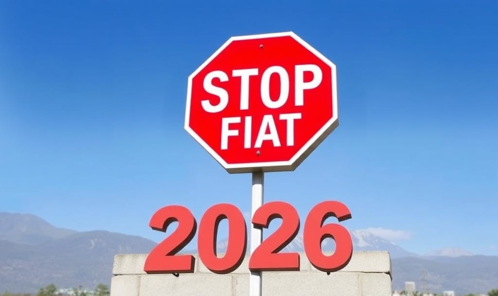 A Simple Decision for 2026: Leave Fiat Behind