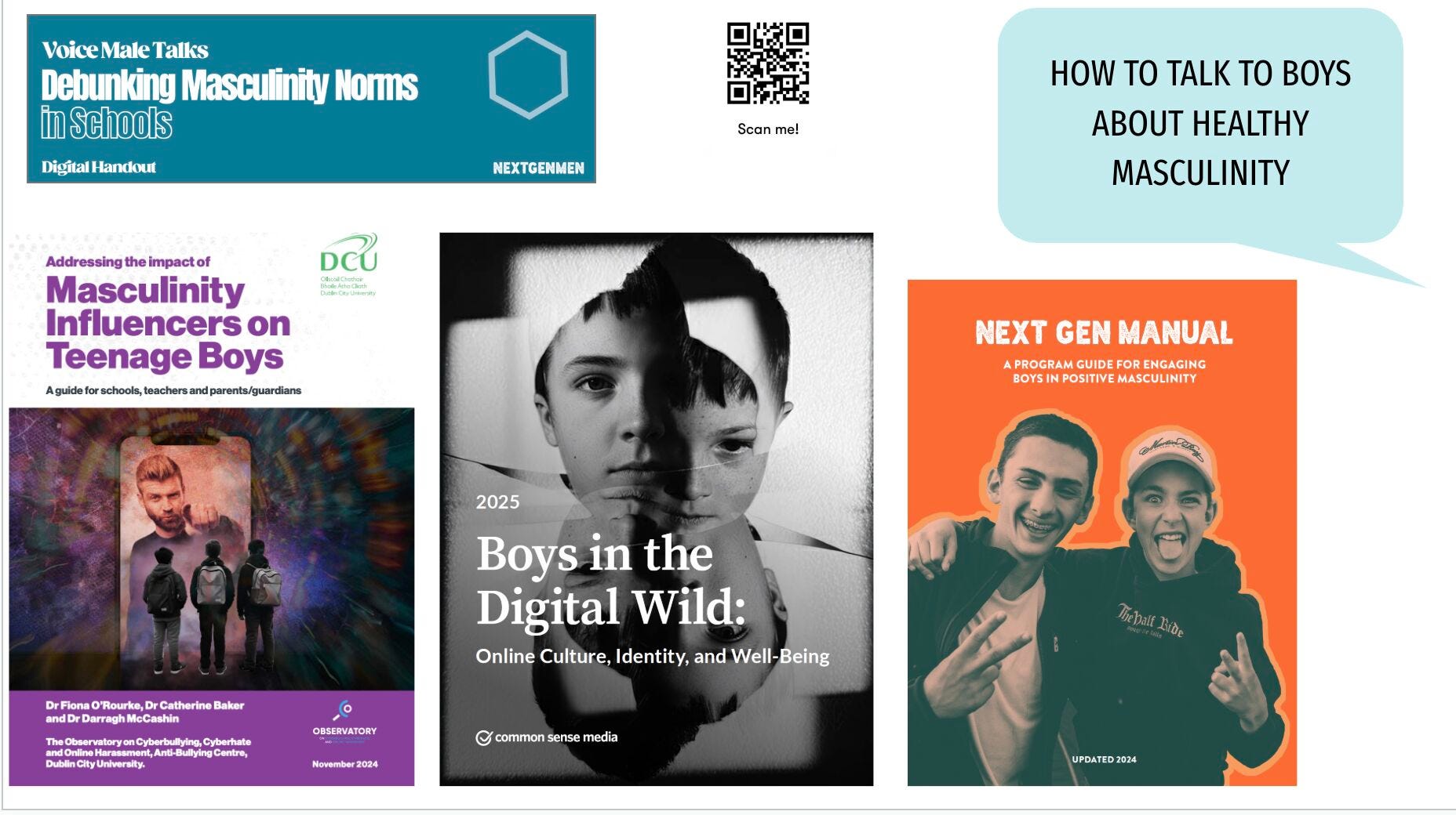 How To Talk About Masculinity And School