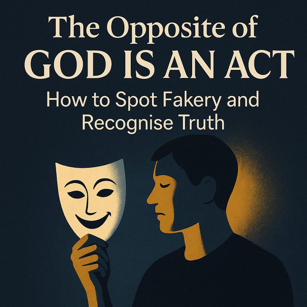 The Opposite of God is an Act - by Harry The Soul Coach