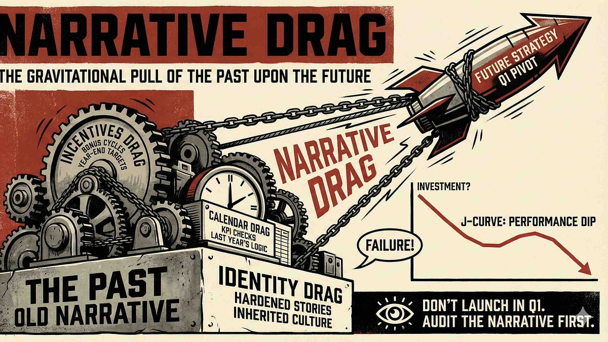 Narrative Drag: Why Strategy Fails in Q1