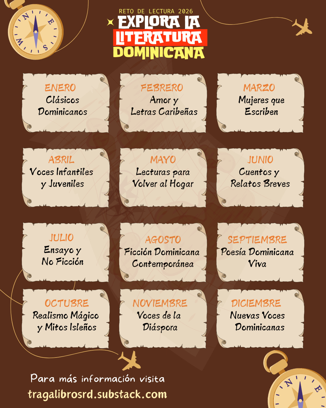 Reto de Lectura Explora la Literatura Dominicana 2026