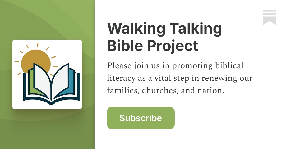 Walking Talking Bible Project | Rick A Knock | Substack