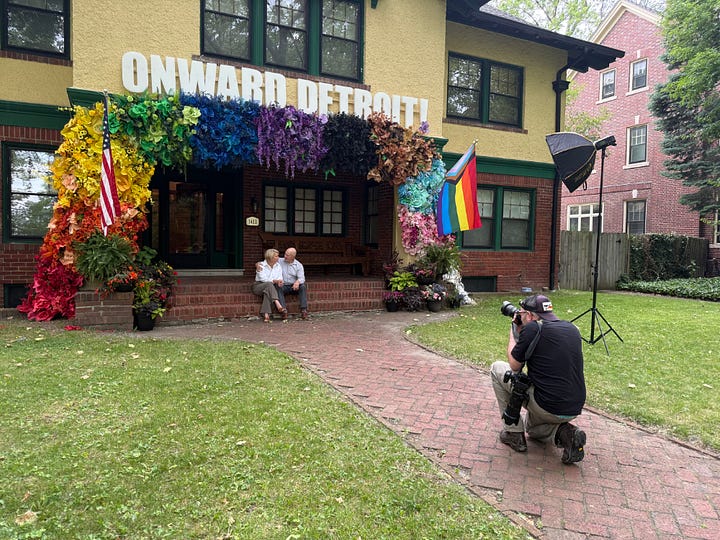 Pride Source on Location: We Visited Kris and Dave's Viral Pride Paradise