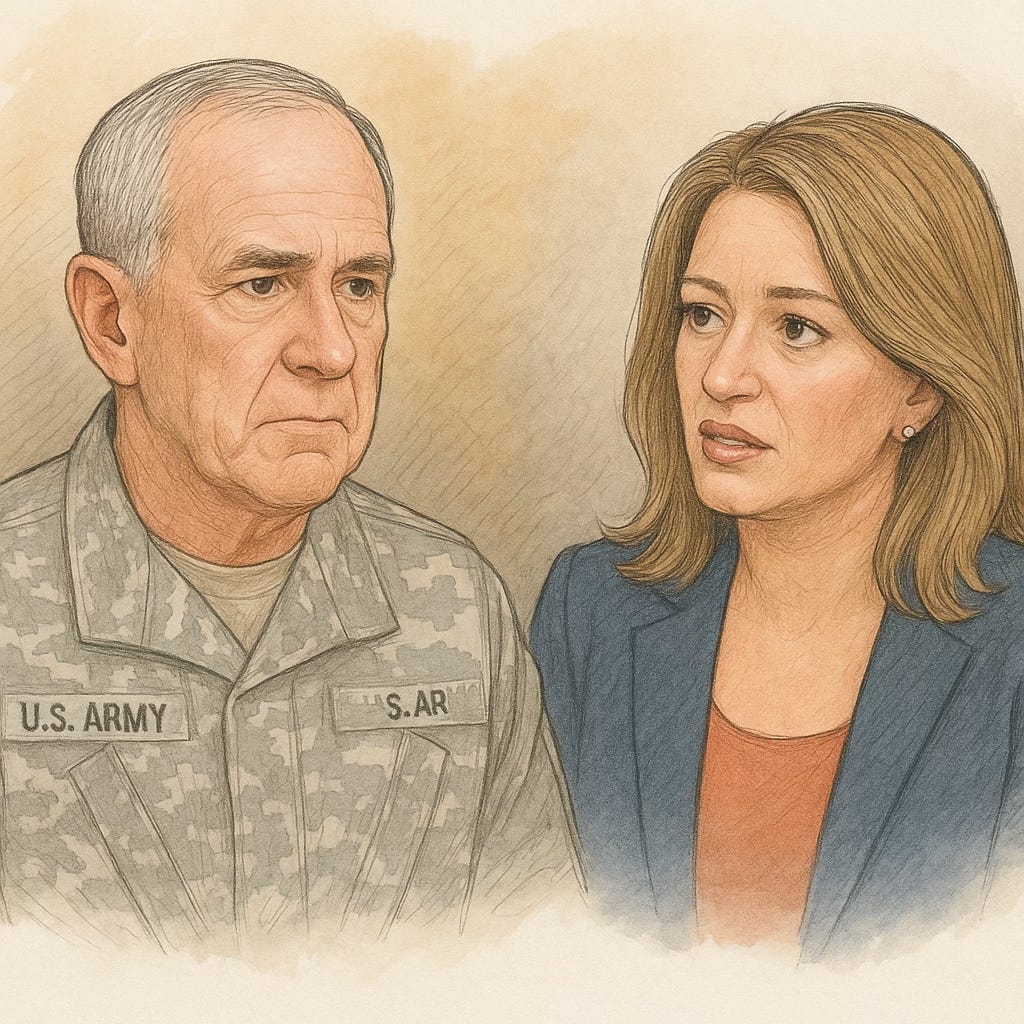 Why Did MSNBC and Katy Tur Hand the Mic to Retired Brigadier General ...