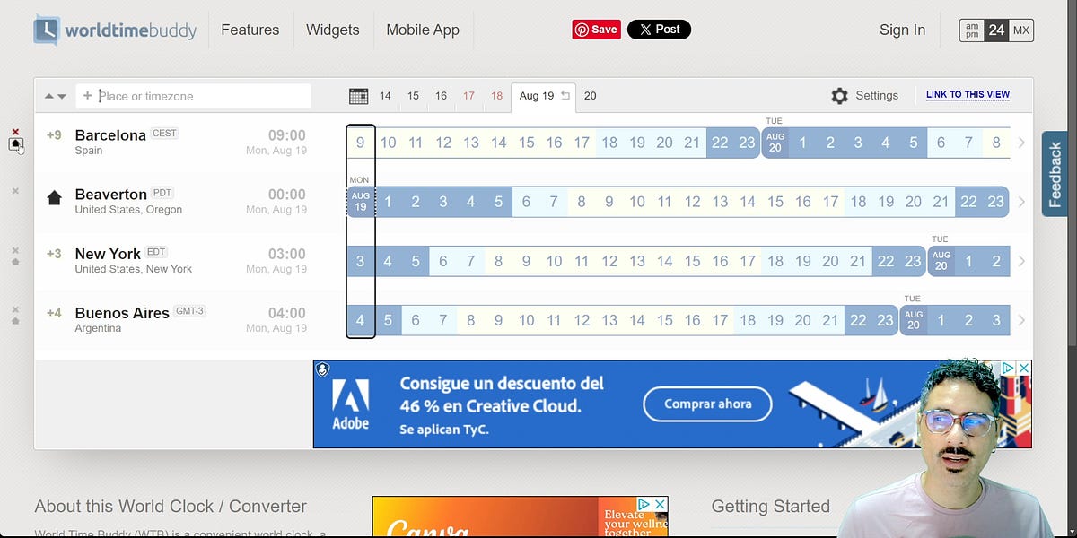 🤖 26. worldtimebuddy - by Maro Sola