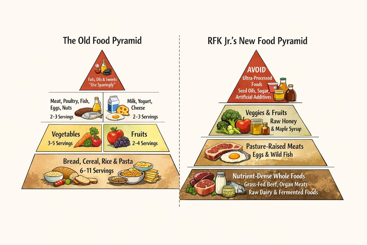The Food Pyramid - Yesterday Jane