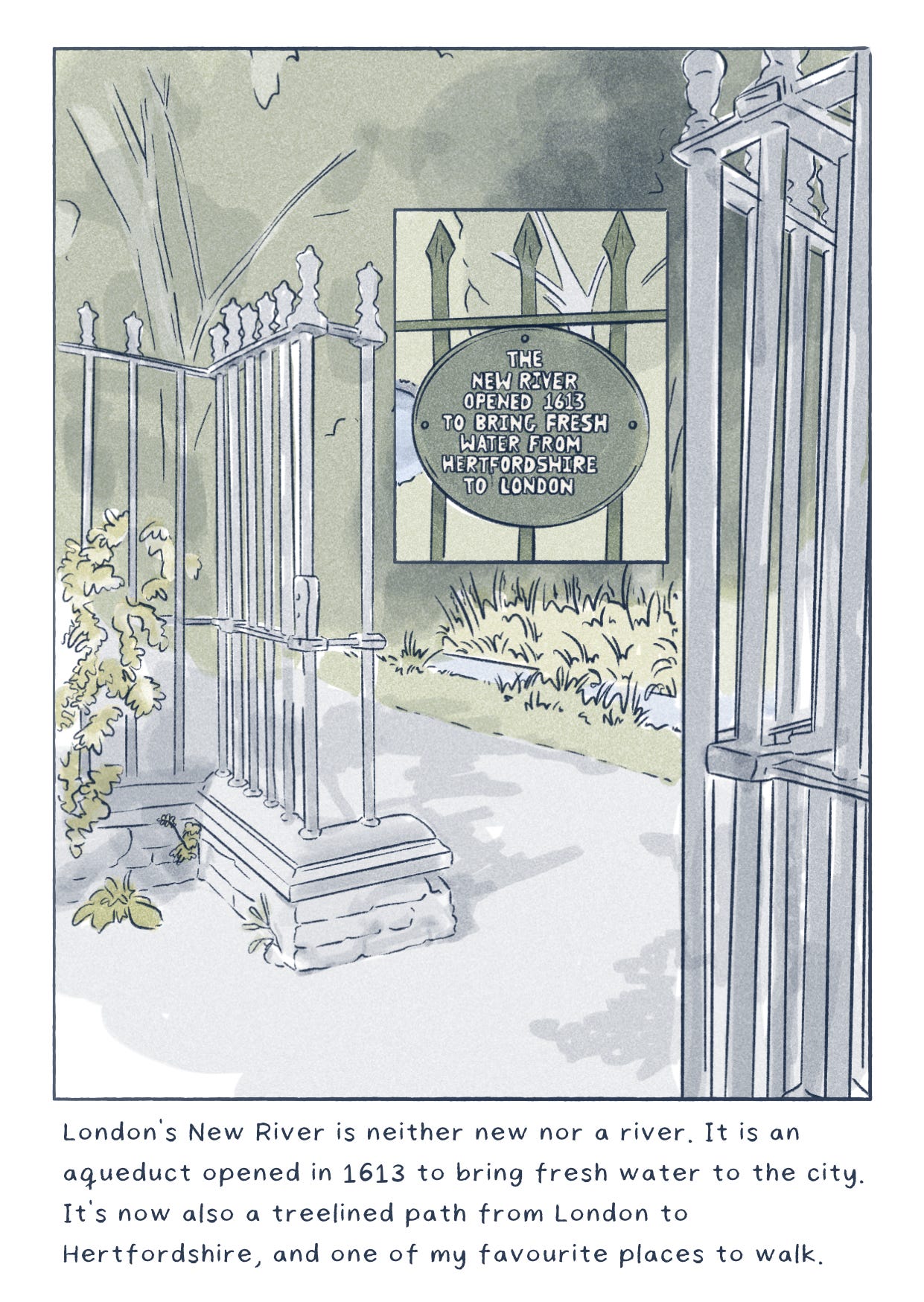 Illuminating letters: let's go for a walk