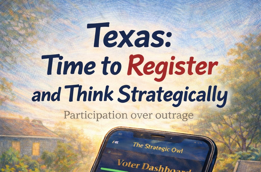 Texas: Time to Register and Think Strategically