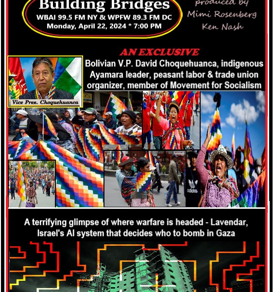 Building Bridges: AI Warfare in Gaza and Bolivian Indigenous Socialism