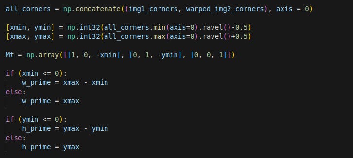 CodeWalkthrough: Image Stitching with OpenCV