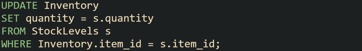 How to Update One Table Using Data from Another in SQL