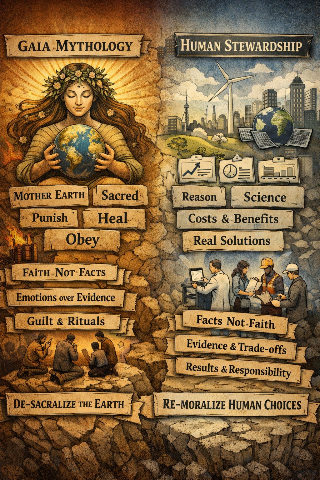 Gaia as Idol: The Moral Planet Myth and the Flight from Reality
