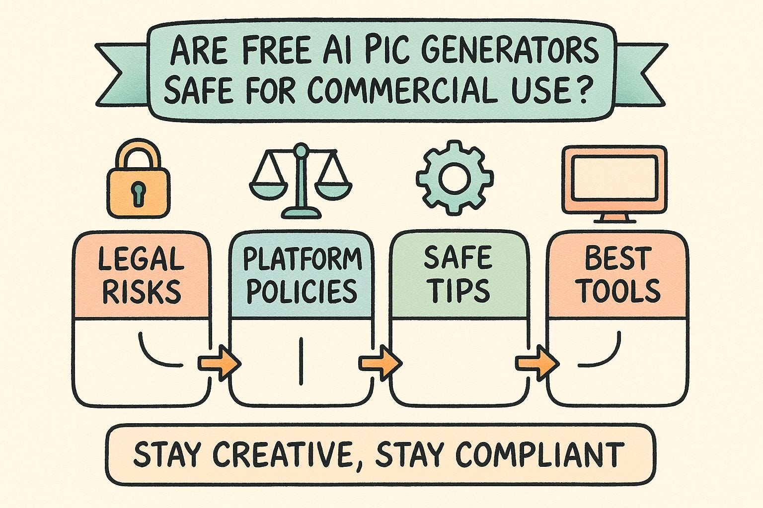 Free AI Pic Generator: Safe for Commercial Use? A Definitive Guide